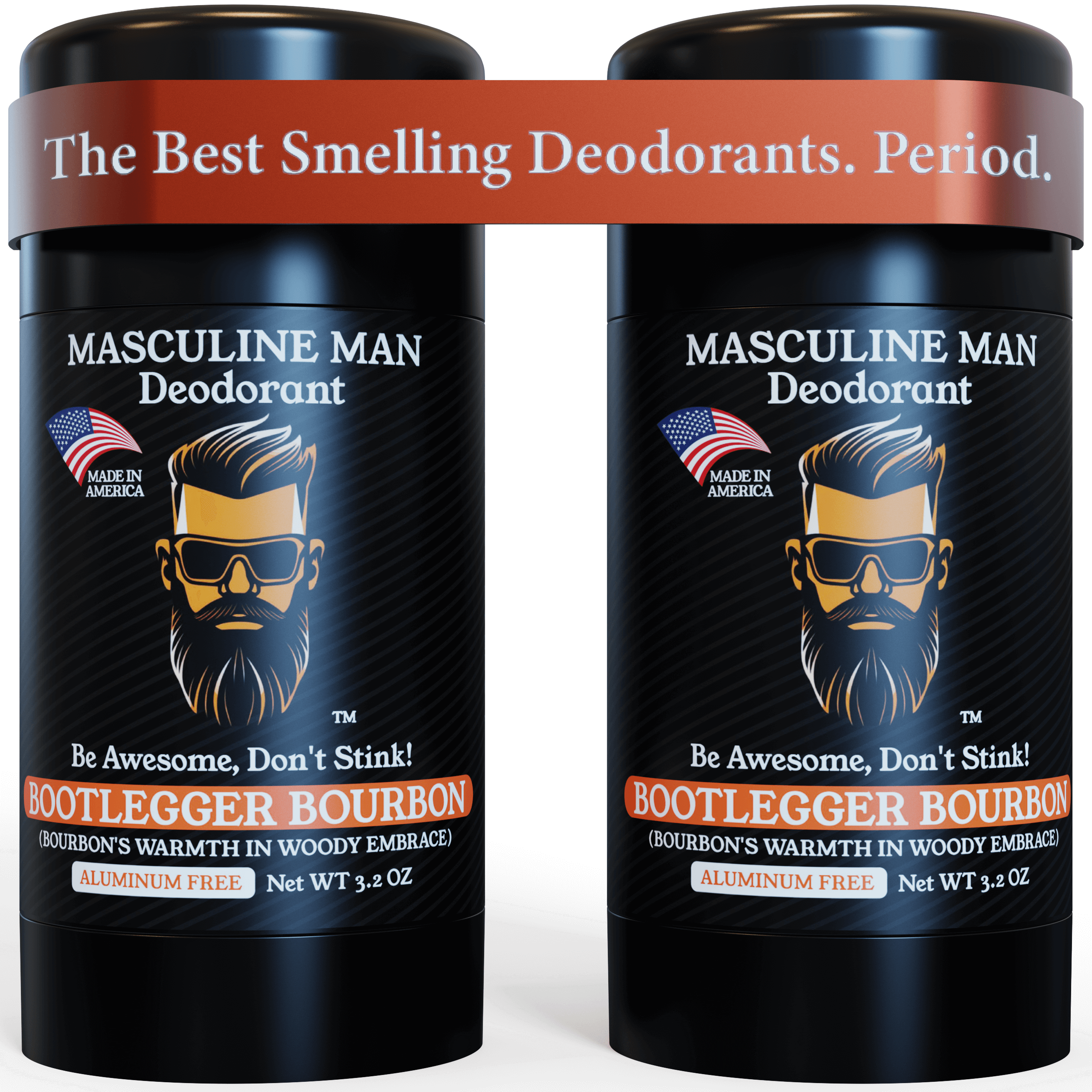 🟠 Natural Bootlegger Bourbon Deodorant – Masculine Man